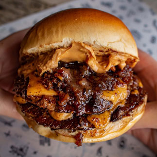 Food Menu: Fat Hippo, burger restaurants and mobile catering.